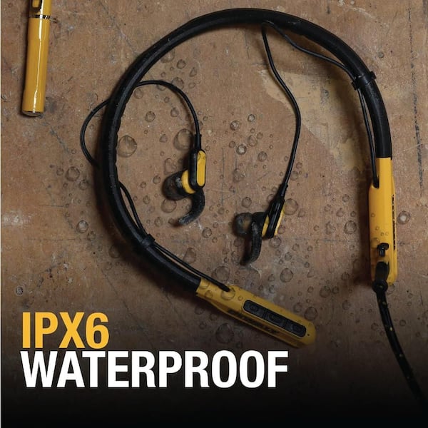 DEWALT Jobsite Pro Wireless Earphones 190 2091 DW2A - The Home Depot