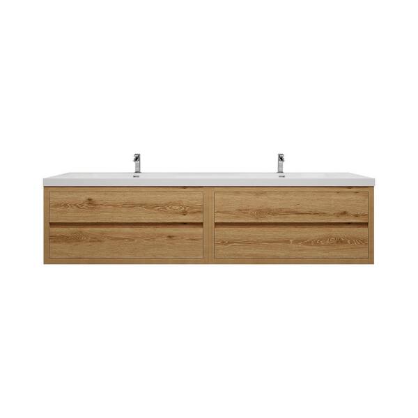 BV Better Vanity Louis 84 in. W x 20 in. D x 22 in. H Double Sink ...