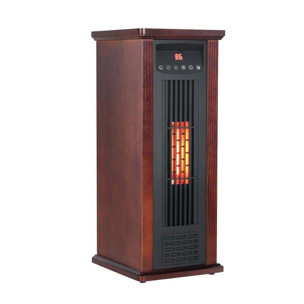 1500-Watt 24.02 in. Electric 6-Compact Quartz Tube Heating Space ...