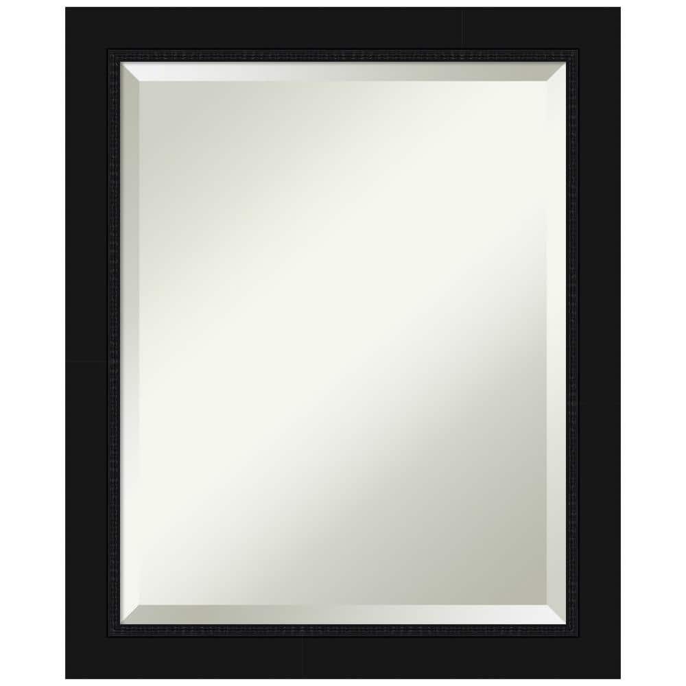 Amanti Art Avon 19 in. x 23 in. Casual Rectangle Framed Black Bathroom ...