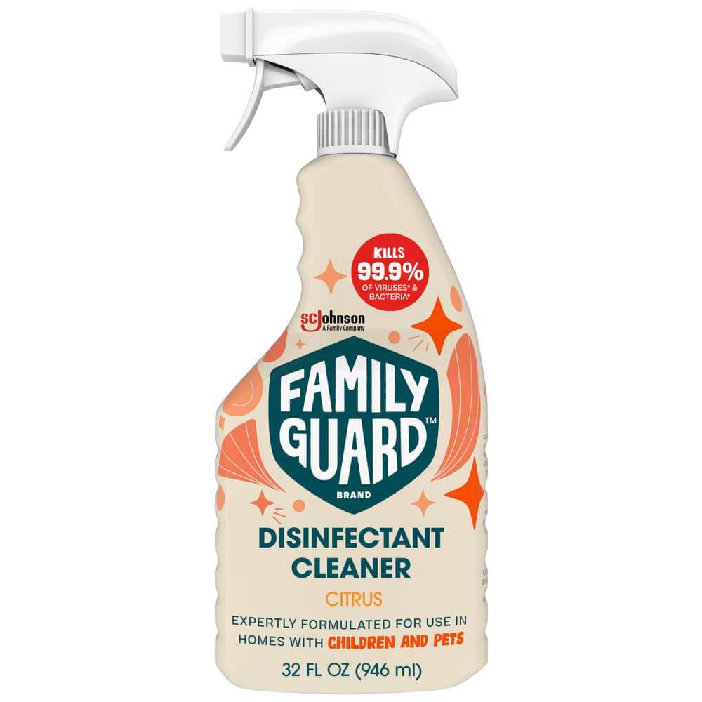 FAMILYGUARD 32 oz. Citrus Disinfectant Trigger All Purpose Cleaner ...
