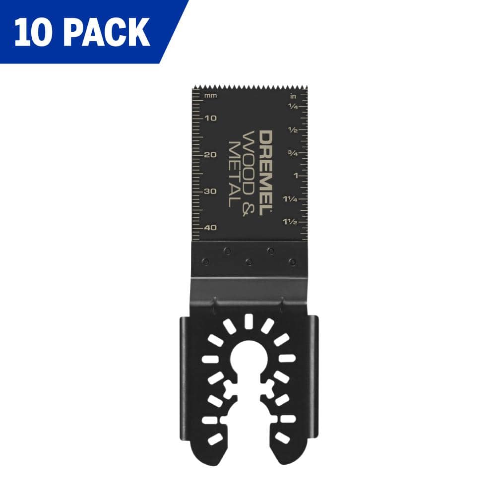 Dremel Universal 1-1/4 in. Bi Metal/ Wood/ Drywall Cutting Oscillating ...