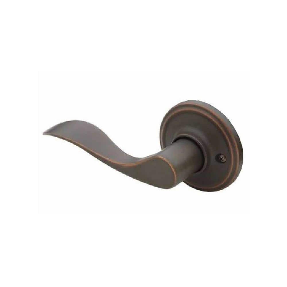 Copper Creek Wave Tuscan Bronze Dummy Lockset Door Lever WL2290LHTB ...