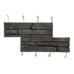 GenStone Stacked Stone Northern Slate 12 in. x 12 in. Faux Stone Siding ...