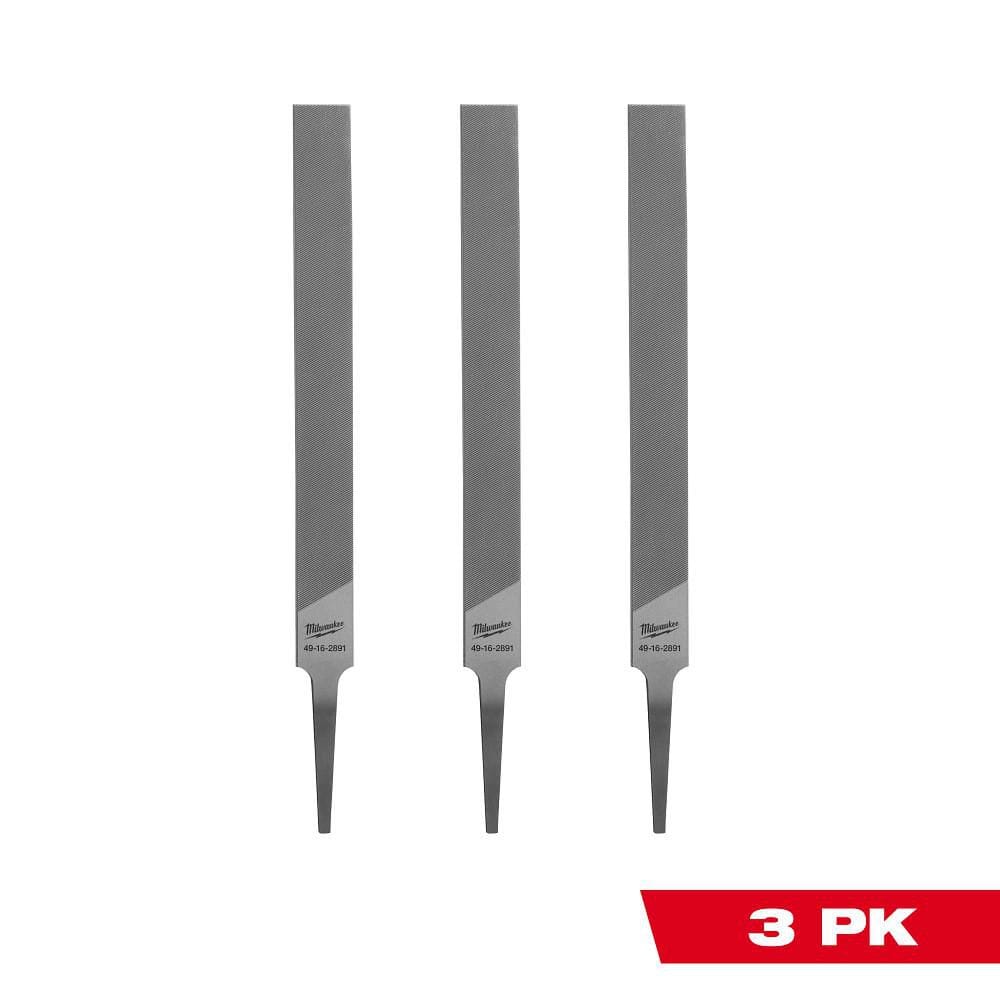 Milwaukee Flat File for Saw Chain (3 Pack) 49-16-2891 - The Home Depot