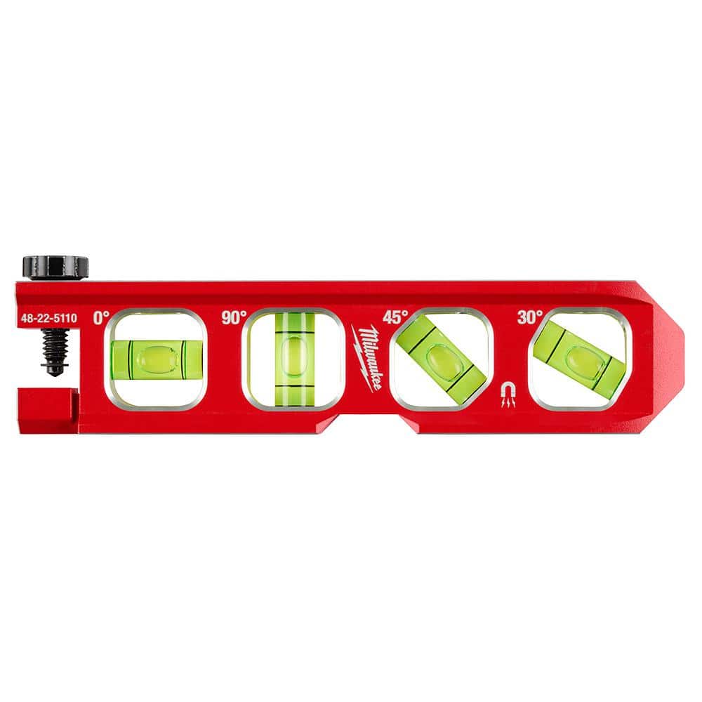 Milwaukee 6.5 in. Pipe Lock Billet Torpedo Level 48-22-5110 - The Home ...