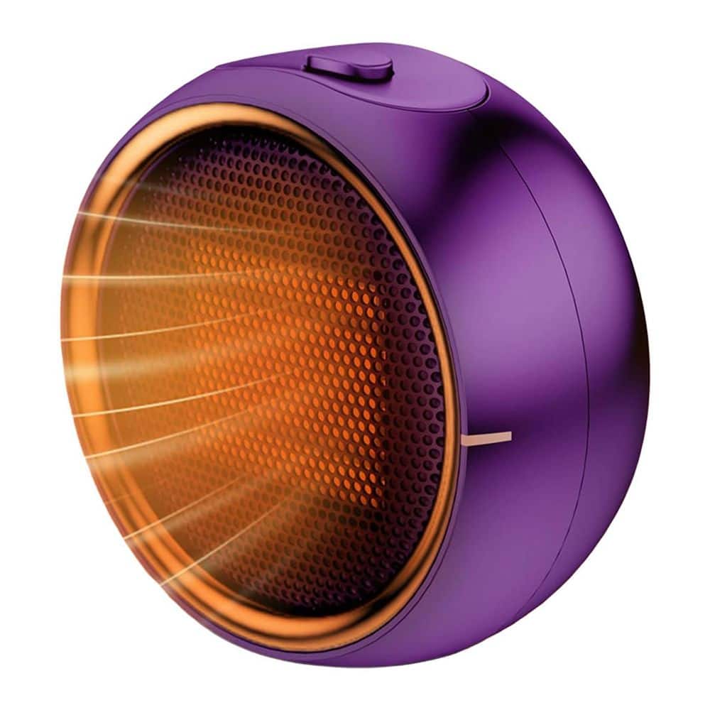 Aoibox Purple Indoor Electric PTC Ceramic Tower Heater Radiant Heating ...
