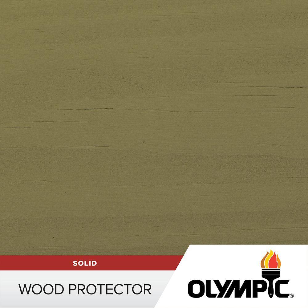 Reviews for Olympic Wood Protector 1 gal. SC-1070 Sage Exterior Solid ...