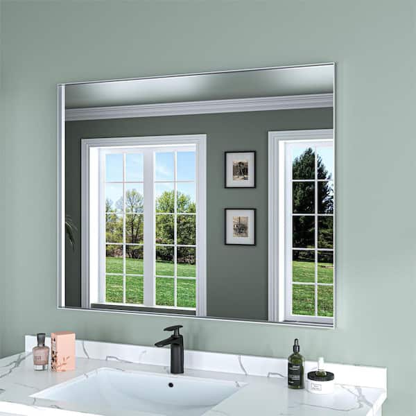 Reviews for ORGANNICE 36 in. W x 36 in. H Gold Aluminum Rectangle ...