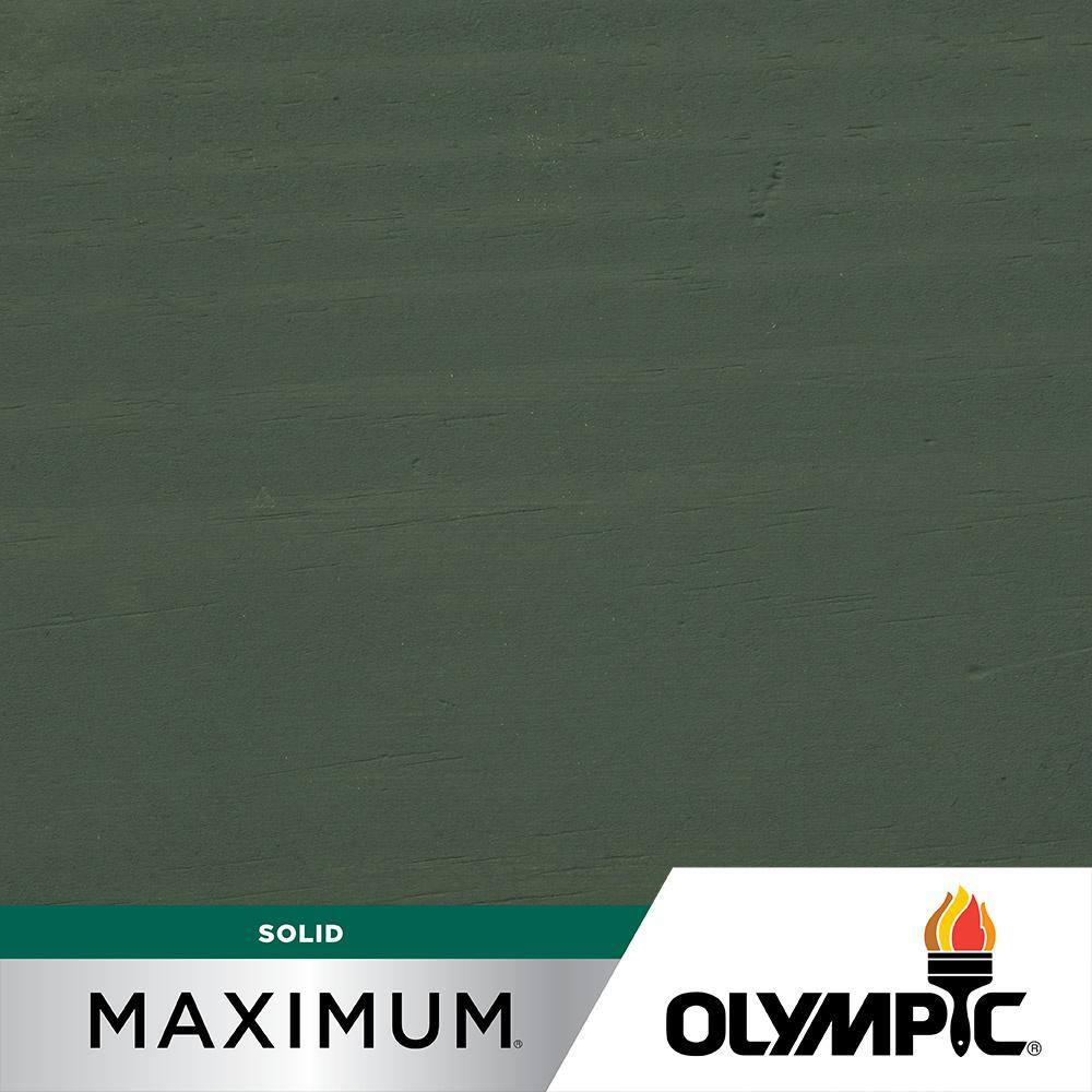 Olympic Maximum 1 gal.SC-1068 Rocky Gray Solid Color Exterior Stain and Sealer in One OLYSC-1068 ...