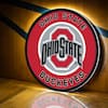 Evergreen Ohio State University Round 23 in. Plug-in LED Lighted Sign ...