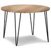 Simpli Home Hunter SOLID MANGO WOOD and Metal 45 in. Round Industrial ...