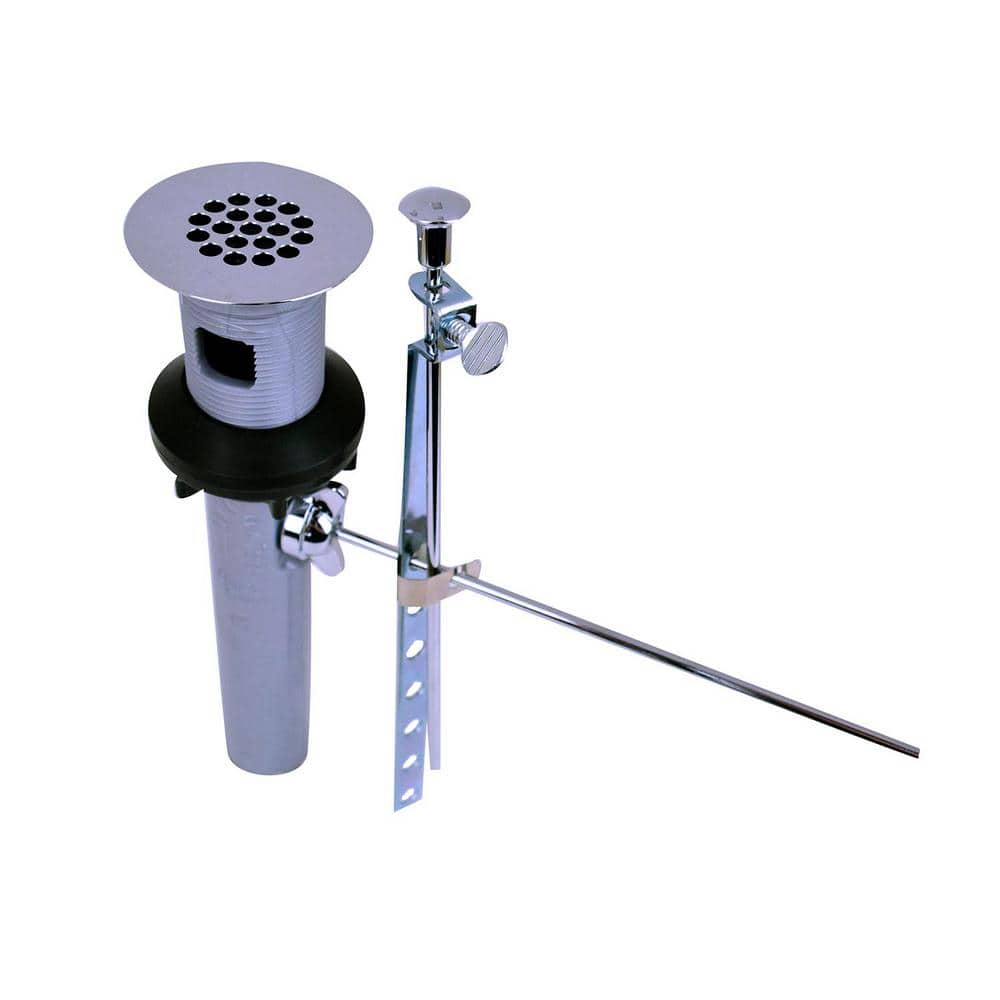 Watco 1-1/4 in. x 8-1/2 in. Plastic IdealLav Lavatory Drain and Grid ...
