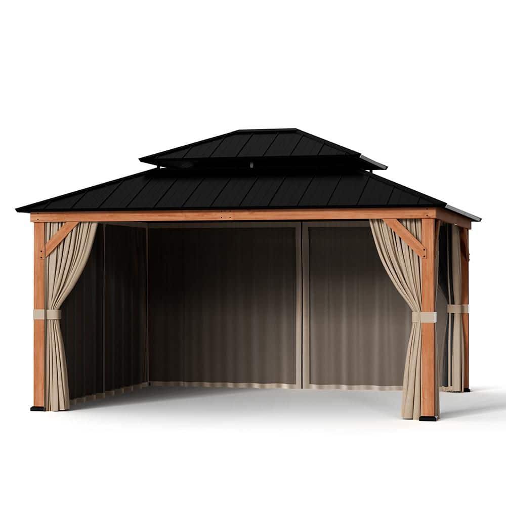 COVERED OUTDOOR OUTDOOR LIVING SPACES Ultra Series 10 ft. x 12 ft ...