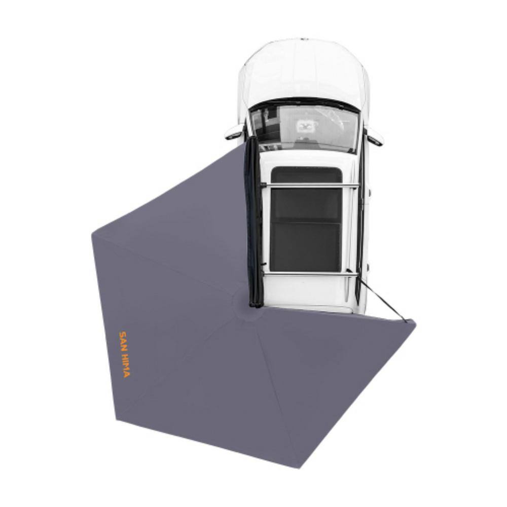 Clihome 9 ft. x 6.42 ft. 270° Outdoor Freestanding Weather Proof Awning ...