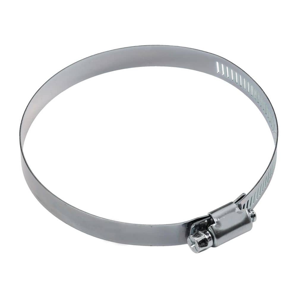 Everbilt 6 in. to 7 in. Adjustable Chrome Plated Worm Clamp MC67RHD ...