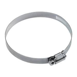 Everbilt 3 in. to 4 in. Adjustable Chrome Plated Worm Clamp MC34RHD ...