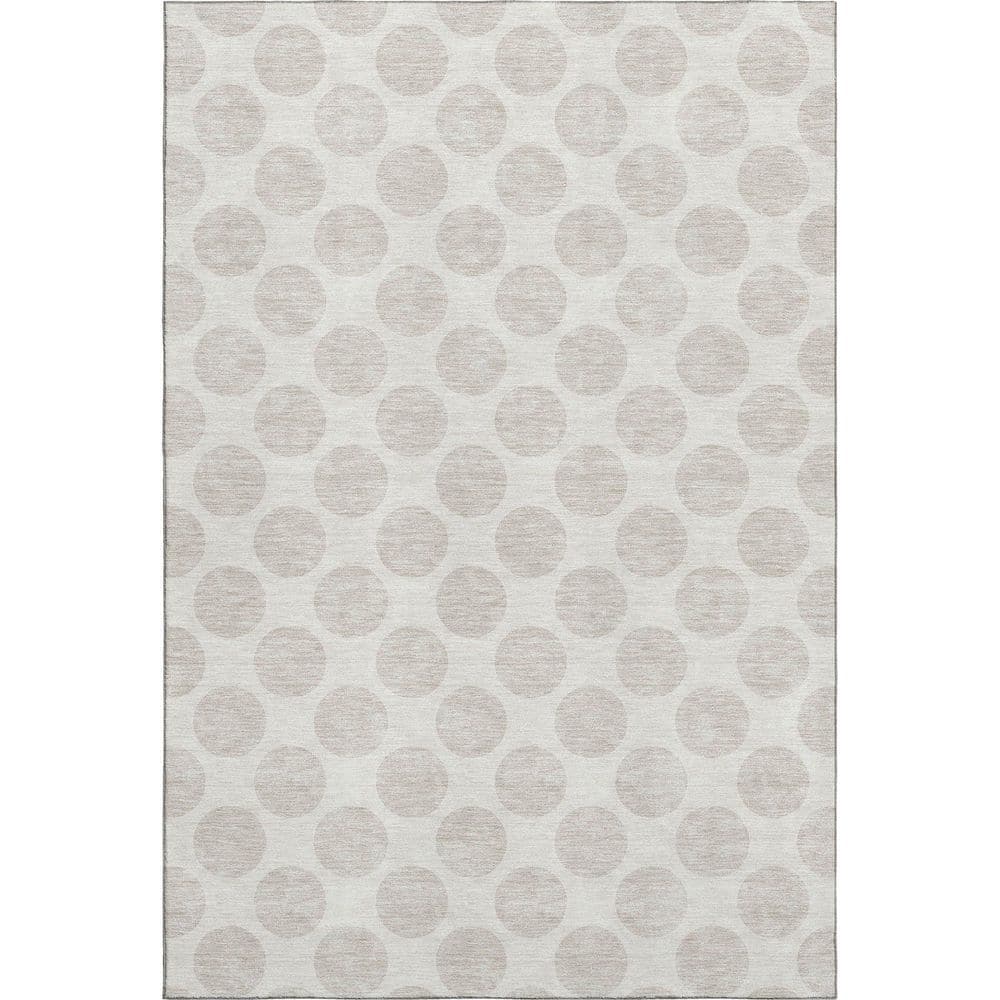 Addison Rugs Mayfield Premium Machine Washable Abstract AMF980 Ivory 9 ...