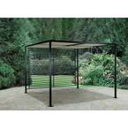 Pacific Casual Sicilia 9 ft. x 9 ft. Textilene Roof Pergola 5HGZ1989 ...