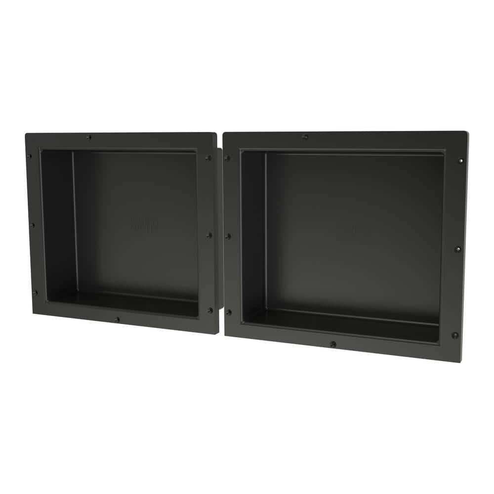 Tile Redi Redi Niche 32 in. x 14 in. Double Niche Set RNDH1614S-14 ...