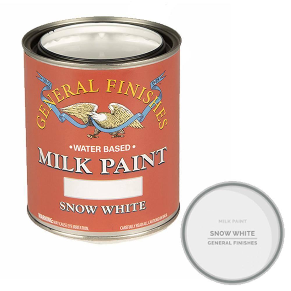 General Finishes 1 Gal. Snow White Interior/Exterior Milk Paint GF.GSW ...