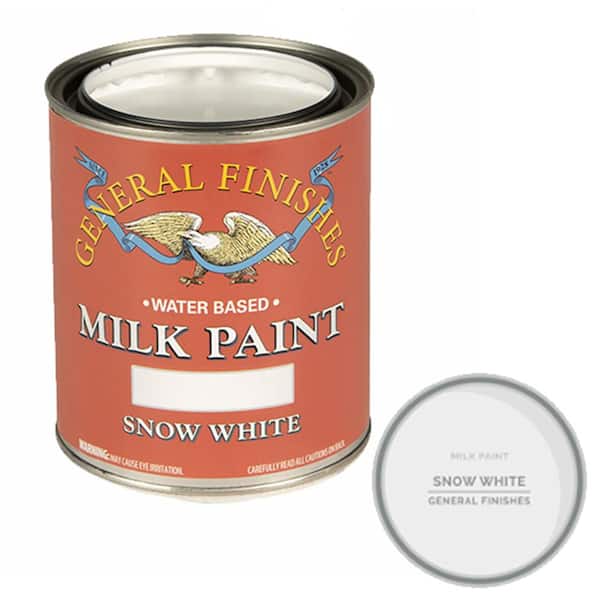 General Finishes 1 Gal. Snow White Interior/Exterior Milk Paint GF.GSW ...