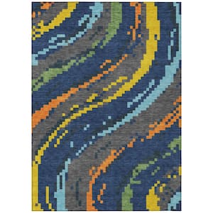 Addison Rugs Chantille Machine Washable Indoor/Outdoor Abstract ACN2828 ...