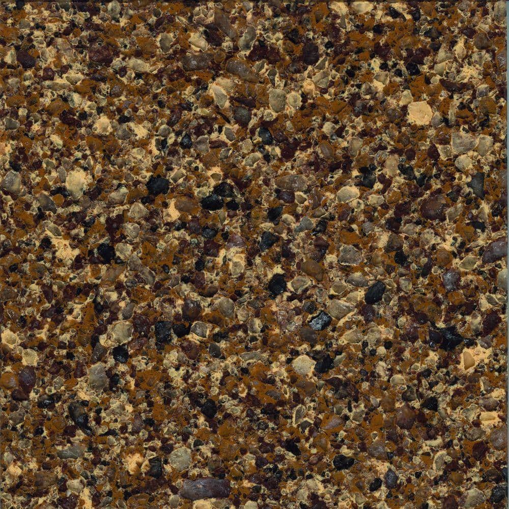 LG Hausys Viatera 2 in. x 2 in. Quartz Countertop Sample in Kilauea LG ...