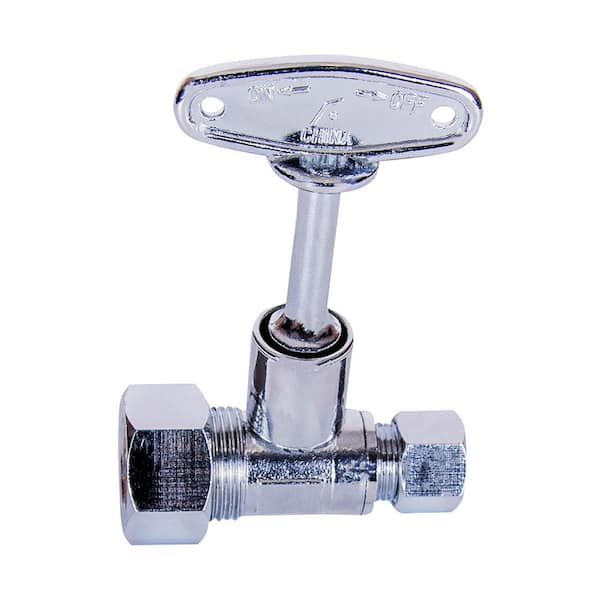 PLUMBFLEX 5/8 in. Compression Inlet x 3/8 in. O.D. Compression Outlet ...