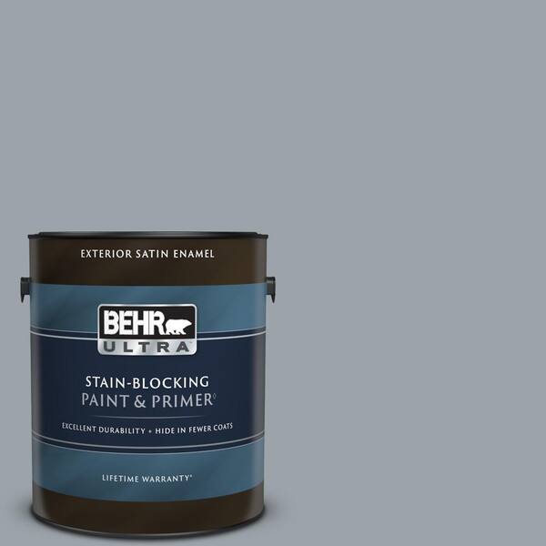 BEHR ULTRA 1 gal. #MQ5-22 Rainmaster Satin Enamel Exterior Paint ...