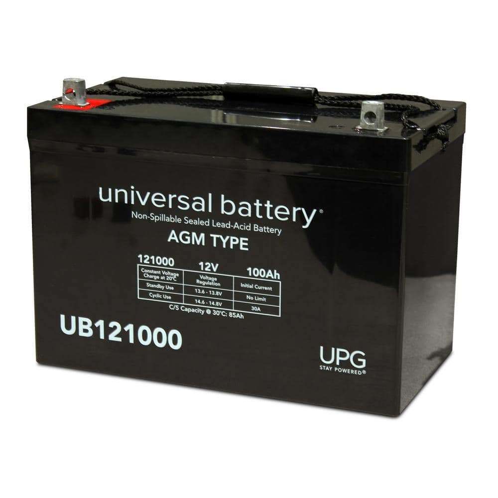 UPG 12-Volt 100 Ah Z1 Terminal Sealed Lead Acid (SLA) AGM Rechargeable ...