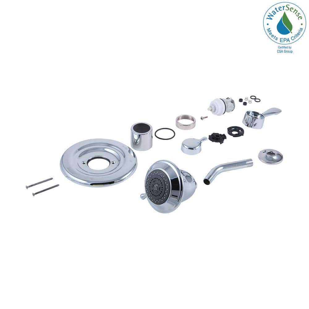 Delta 7 in. Shower Conversion Kit in Chrome RP29405 - The Home Depot