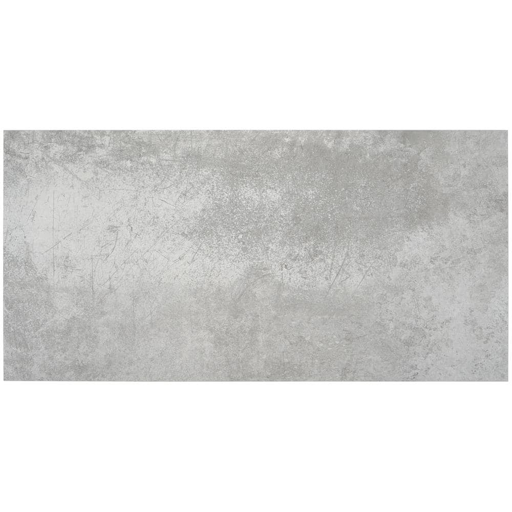 Ivy Hill Tile Forge Slate 8 in. x 0.35 in. Matte Porcelain Floor and ...