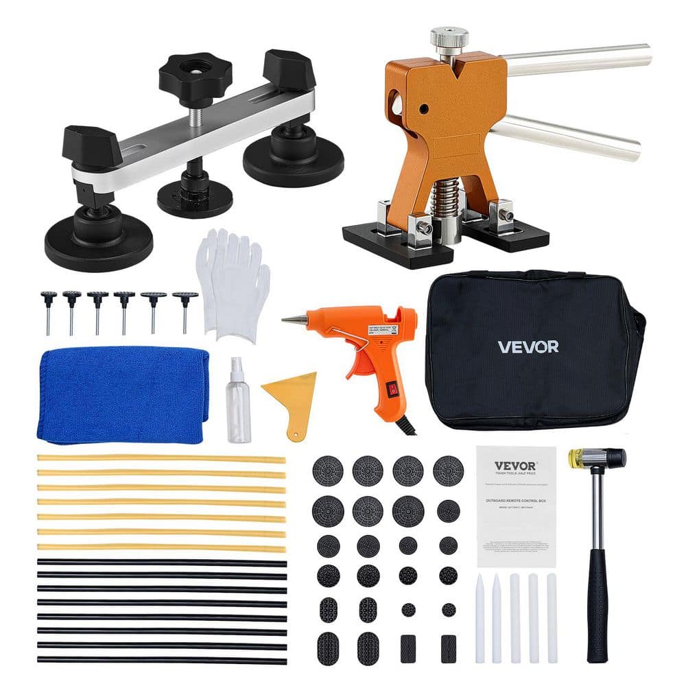 VEVOR Dent Puller Kit, 60 PCS Paintless Dent Removal Kit with Golden ...
