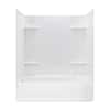 MUSTEE Durawall 60 in. L x 30 in. W x 73.75 in. H Rectangular Tub ...