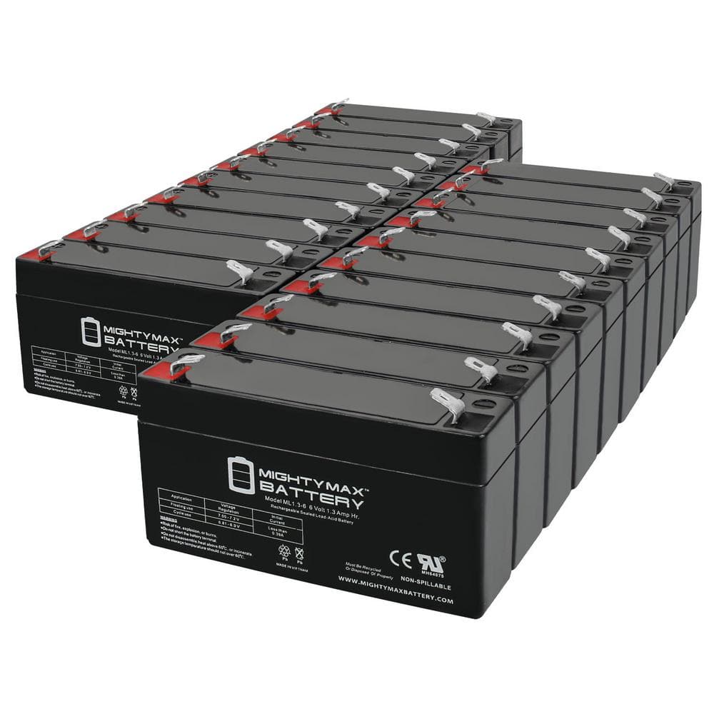 MIGHTY MAX BATTERY 6V 1.3AH SLA Replacement Battery compatible with ...