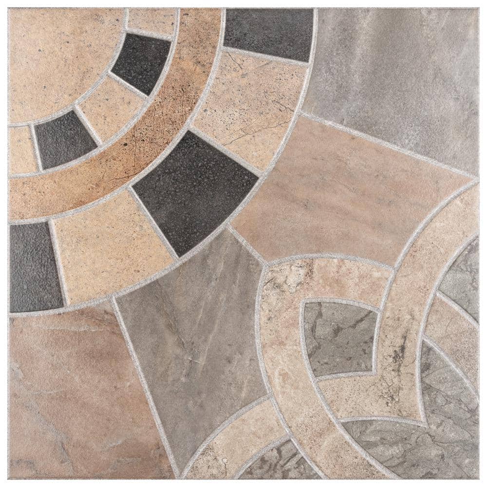 Merola Tile Cartago Azul 8 in. x 8 in. Ceramic Floor and Wall Take Home ...