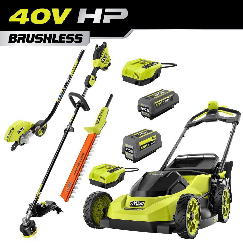 Reviews for RYOBI 40V HP Brushless 20" Walk Behind Self-Propelled Mower ...
