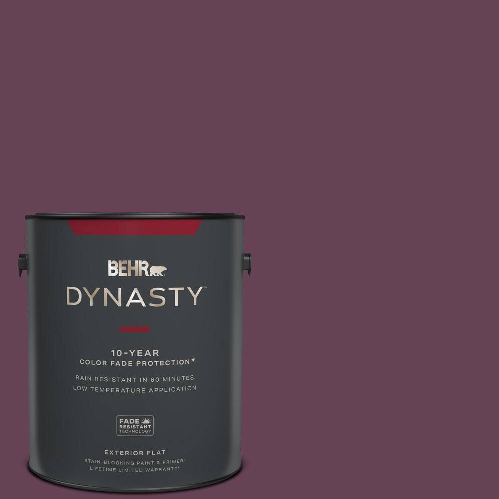 BEHR DYNASTY 1 gal. #S-G-690 Delicious Berry Flat Exterior Stain ...