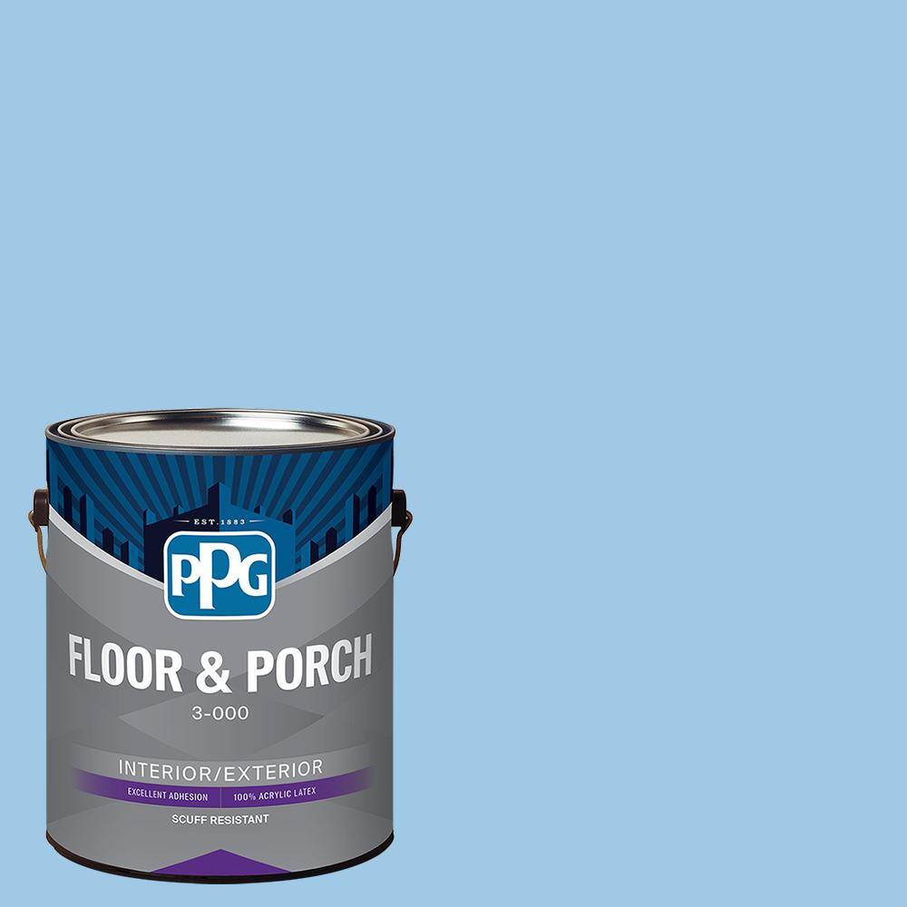 PPG 1 gal. PPG1239-3 Windsor Way Satin Interior/Exterior Floor and ...