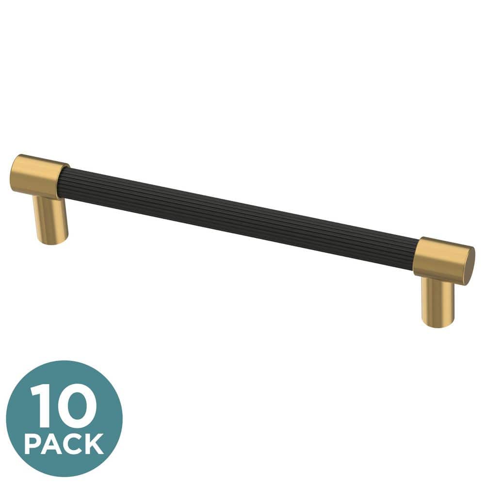 Liberty (10-Pack) Fluted 5-1/16 in. (128 mm) Modern Matte Black and ...