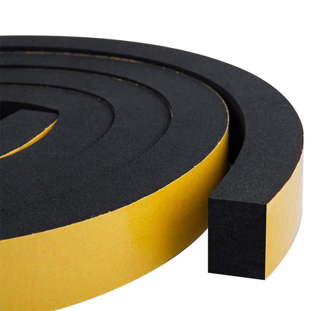 Laybus 1 in. Wide x 3/4 in. Thickness 13 ft. Total, Weather Stripping ...