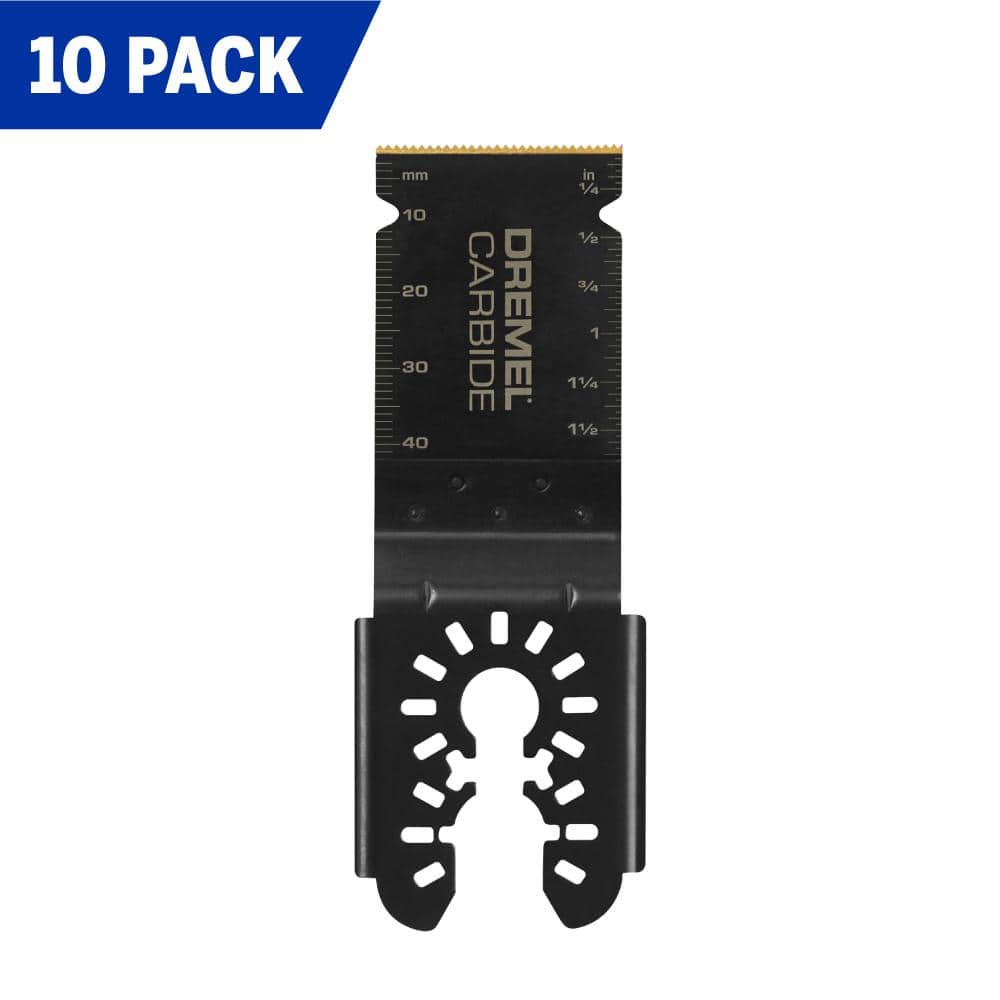 Dremel Universal 1-1/4 in. Carbide Flush Cutting Oscillating Multi-Tool ...