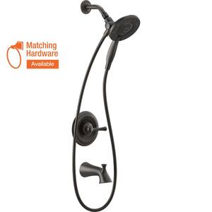 Delta Silverton Single-Handle 1-Spray Tub and Shower Faucet in Venetian ...