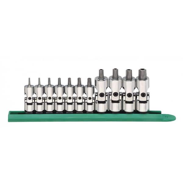 GEARWRENCH 1/4 in. and 3/8 in. Drive Universal Tamper Proof Torx Bit ...