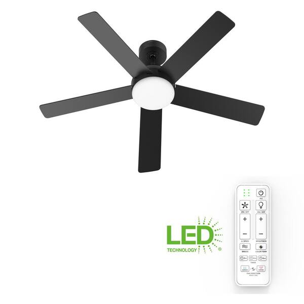 Home Decorators Collection Carley 52 in. Integrated LED Indoor Matte ...