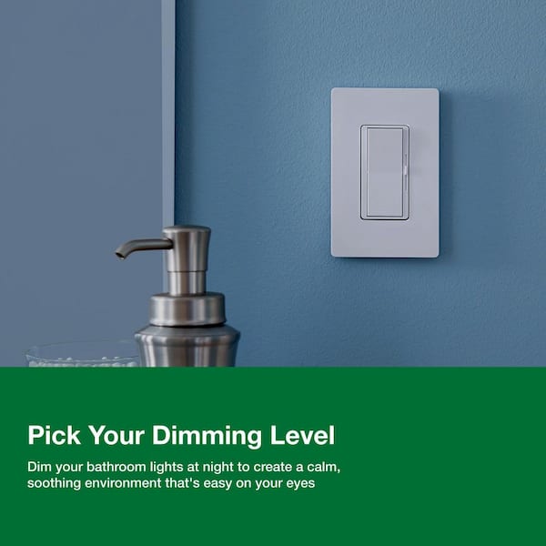 Lutron Diva LED+ Dimmer Switch for Dimmable LED and Incandescent Bulbs ...