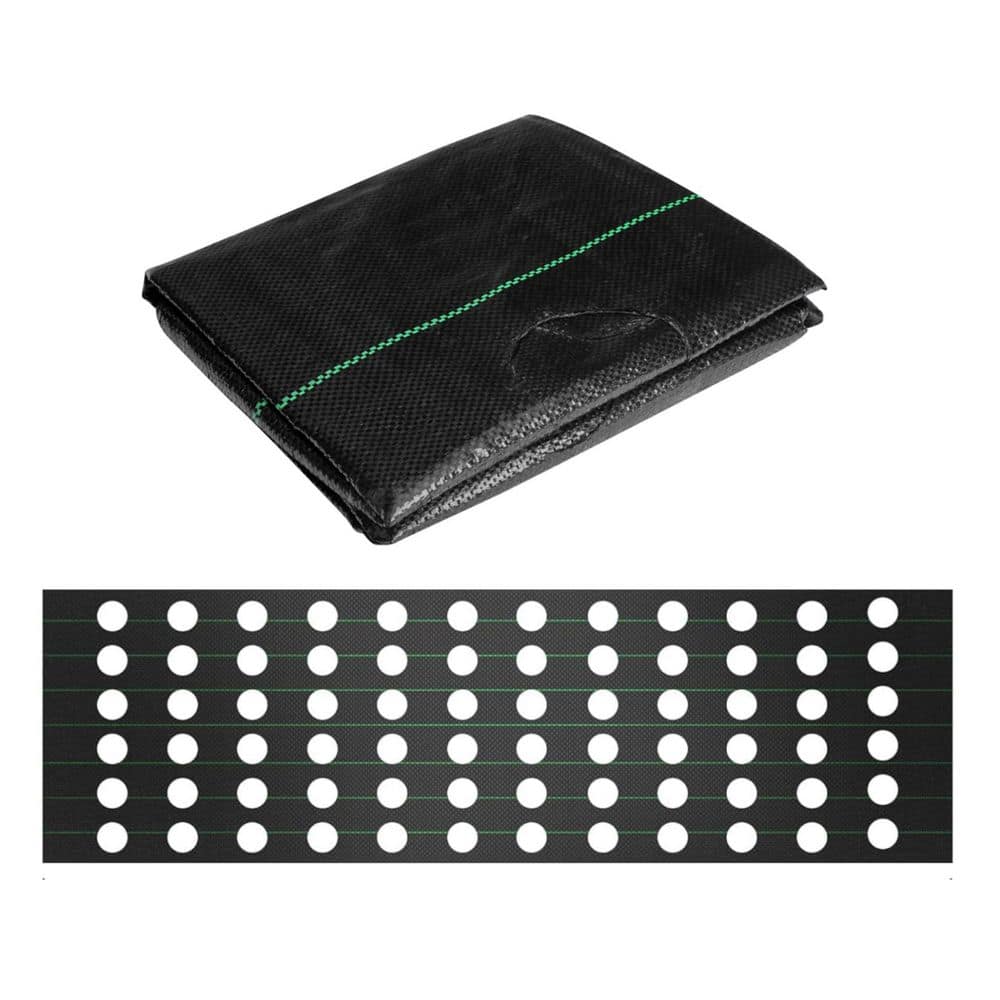 Phewnyzo Weed Barrier Landscape Fabric with Planting Holes Heavy-Duty ...