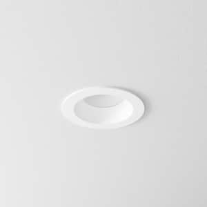 DMF LIGHTING 4 in. White Recessed Light Round Trim (24-Pack) H4TRSWHMC ...