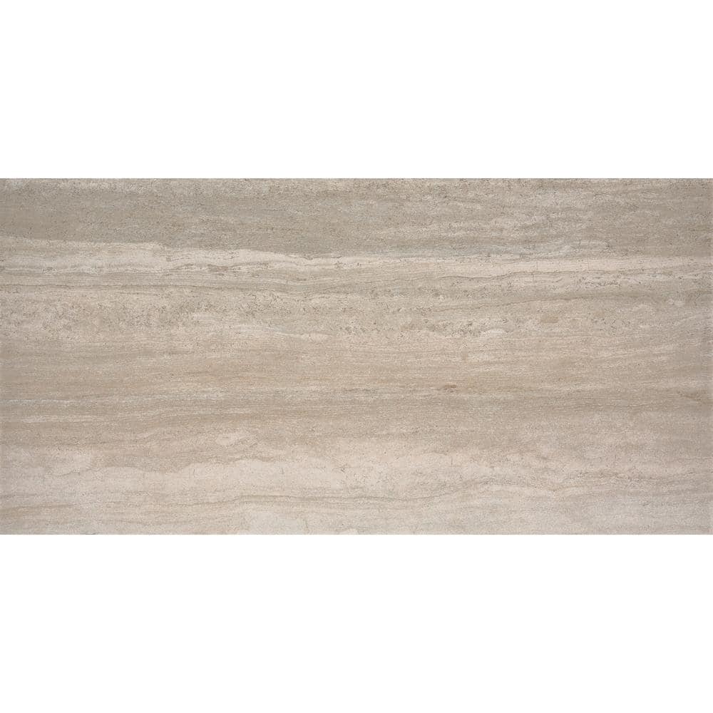 Daltile Articulo Feature Beige 6 in. x 6 in. Matte Porcelain Floor Tile ...